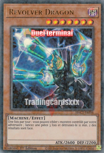 YU-GI-OH! REVOLVER DRAGON : DT UR HAC1-FR006 EUR 1,00 - PicClick FR