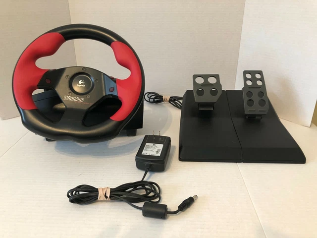 LOGITECH STEERING WHEEL & Pedals Wingman Formula Force GP USB Feedback ...