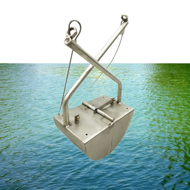 MUD SAMPLER SLUDGE Sediment Grab Sampler Stainless Steel 3L with 20M ...