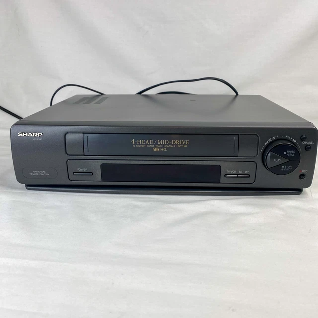 SHARP VC-A542U VCR Plus 4Head HQ VHS Video Cassette Player Recorder ...