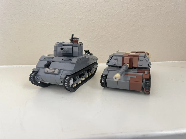LEGO CUSTOM WW2 Tanks: Sherman & Jagdpanzer IV £102.98 - PicClick UK