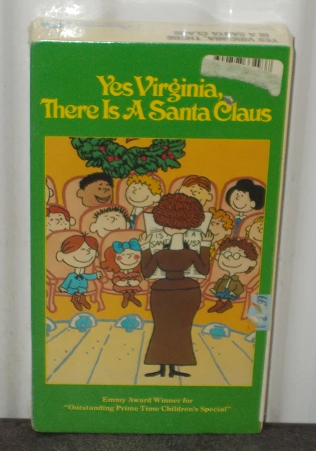 YES VIRGINIA, THERE IS A SANTA CLAUS VHS Classic Animated 1974 ...