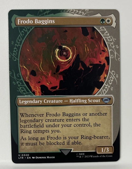 FRODO BAGGINS UNCOMMON MTG Lord Of The Rings - Tales Of Middle Earth ...