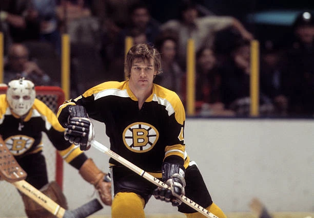 BOSTON BRUINS BOBBY Orr in action vs New York Rangers at Mad - 1972 Old ...