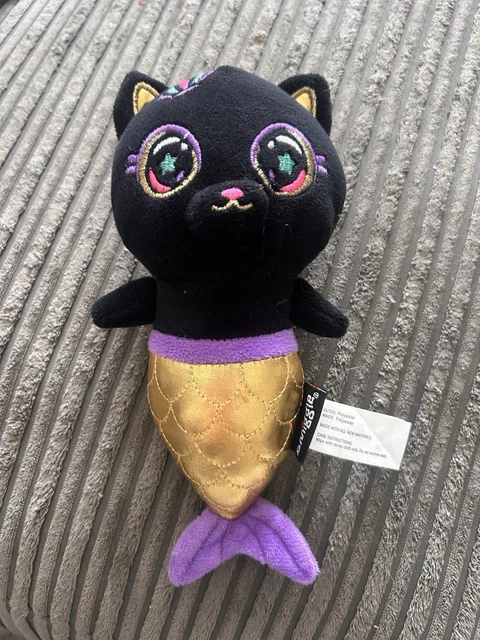 SMIGGLE RETIRED COLLECTIBLE Black Cat Mermaid Small Plush Toy £6.23 ...