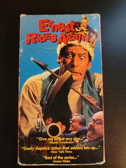 ERNEST RIDES AGAIN (VHS 1993) Jim Varney 90s Cult Comedy *BUY 2 GET 1 ...