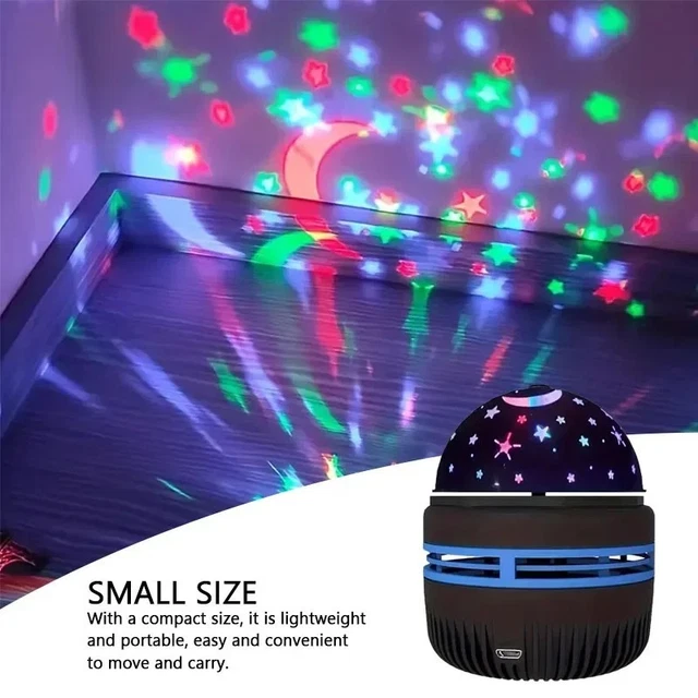 STARRY NIGHT LIGHT Projector Star Sky Moon Lamp Kids Bedroom lights ...