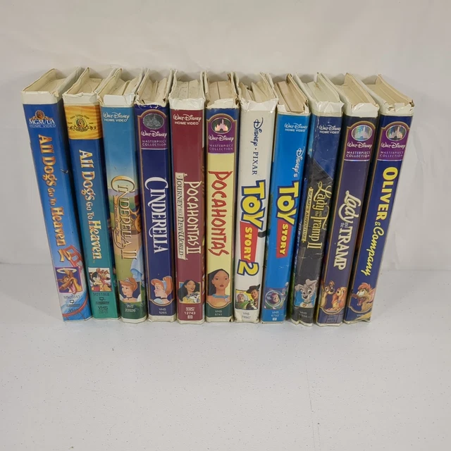 WALT DISNEY VHS Tapes Lot Of 11 All Dogs Go To Heaven Cinderella walt-disney-vhs-tapes-lot-of-11-all-dogs-go-to-heaven-cinderella