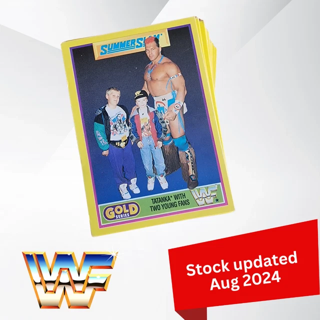 MERLIN GOLD WWF Wrestling Series Part II Trading Card Singles (1992 ...