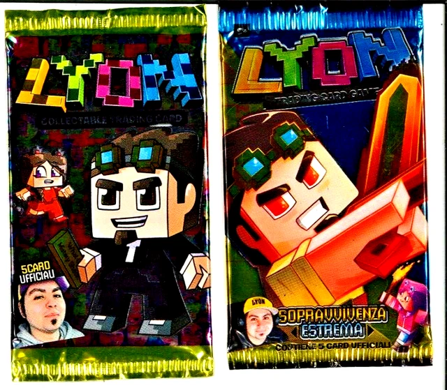 LYON TRADING CARD Games Lotto Misto 8 Bustine - Ed. Officina Edicola ...