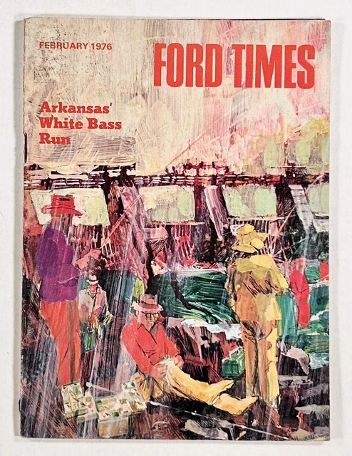 1976 FEB FORD TIMES Arkansas River bass fishing SUN VALLEY TOURISM ...