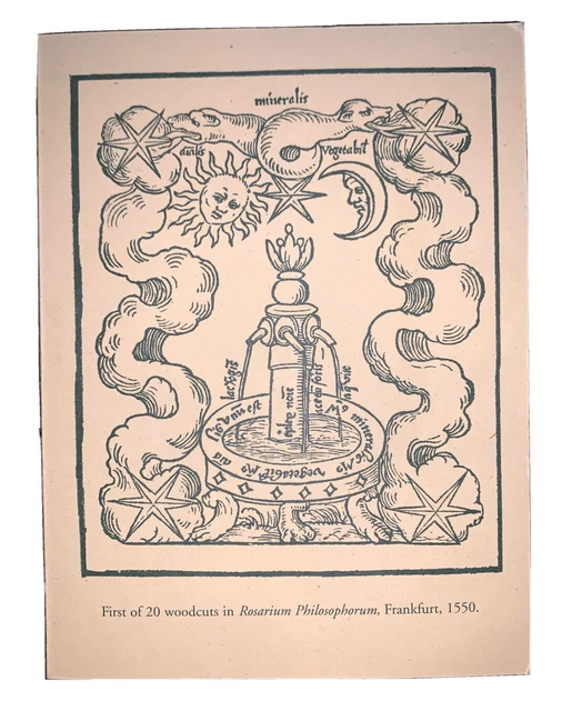 ROSICRUCIAN ORDRE ANNIVERSAIRE Carte De Chrétien Bernard, Imperator ...