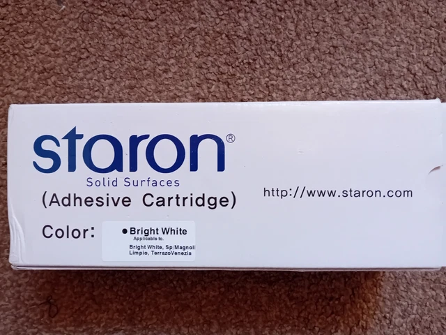 STARON SOLID SURFACE Adhesive 250ml Cartridge White - New £25.00 ...
