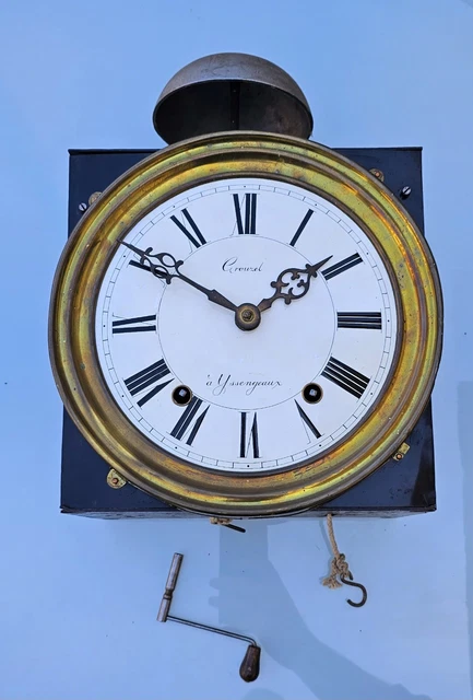 COMTOISE UHR ANTIKE Wanduhr Pendeluhr Frankreich als Ersatzteile EUR 50 ...