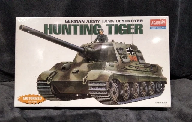ACADEMY 1/48TH SCALE Model Kit - German Hunting Tiger Tank *NEW ...