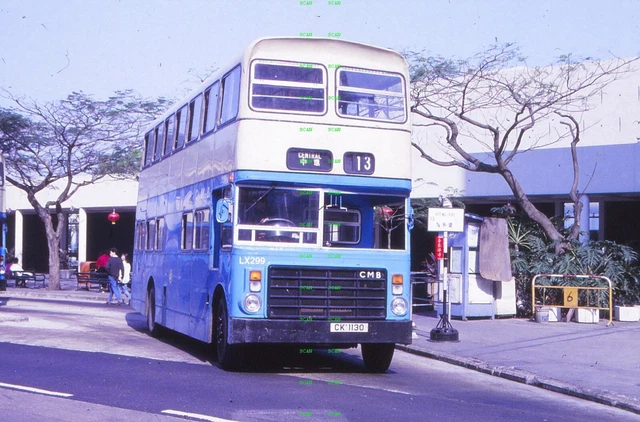 HONG KONG CHINA Motor Bus Guy Arab LX299 CK1130 1991 Original 35mm ...
