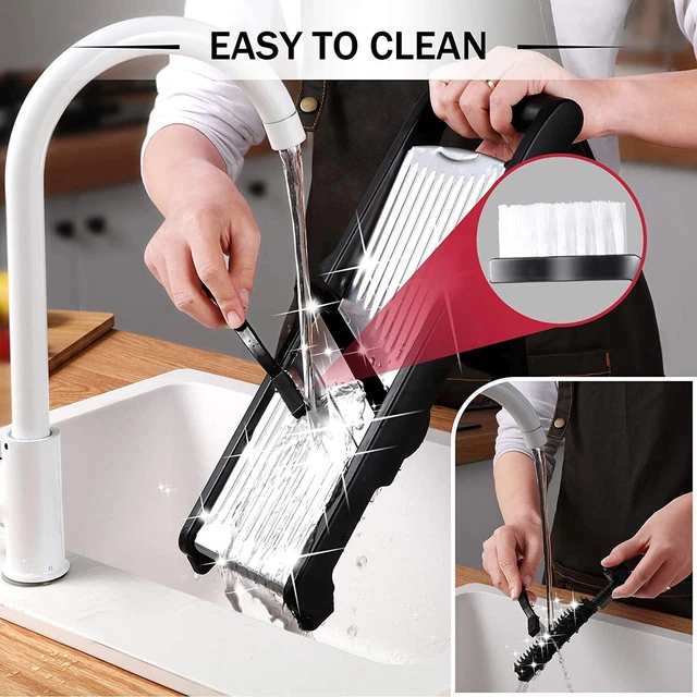 PROFESSIONAL MANDOLIN SLICER Vegetable Cutter Food Fruit Chopper ...