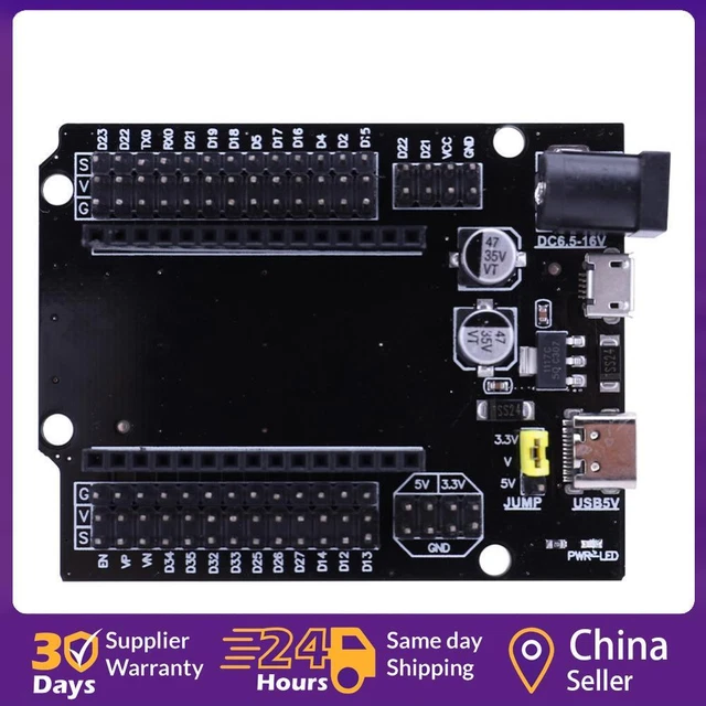 ESP32 ESP32 30P Power Board 2 in 1 ESP32S Shield Development Board Dual-core CPU £10.08 ...