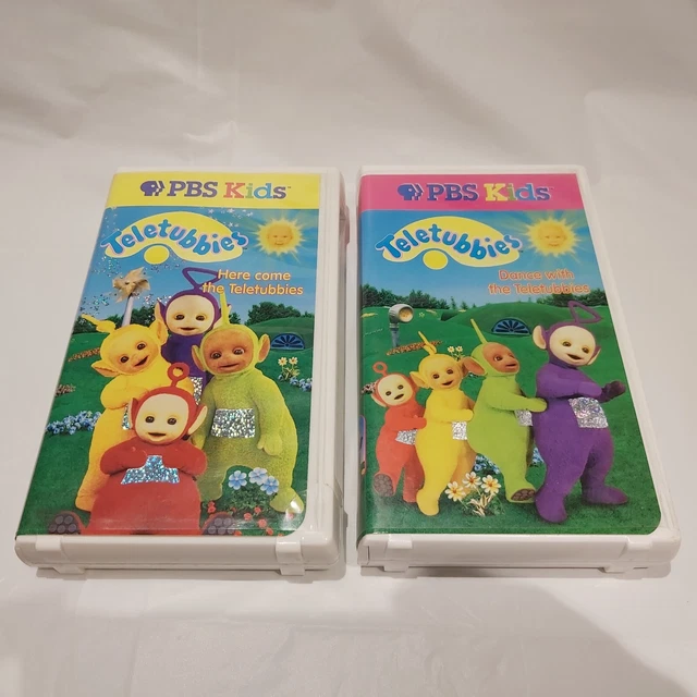 TELETUBBIES -LOT - VHS Tapes in Clamshells (1998-1999) Vol. 1 & 2 -HTF ...