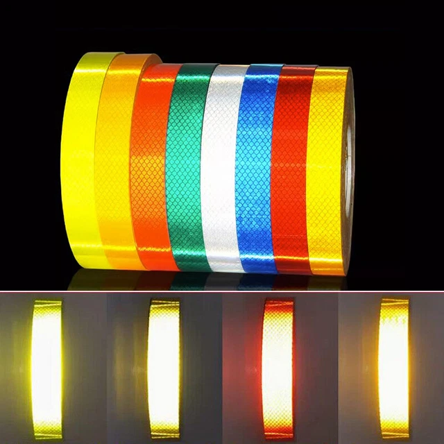 3M REFLECTIVE SAFETY Caution Warning Roll Tape Car Truck Film Sticker 1 ...