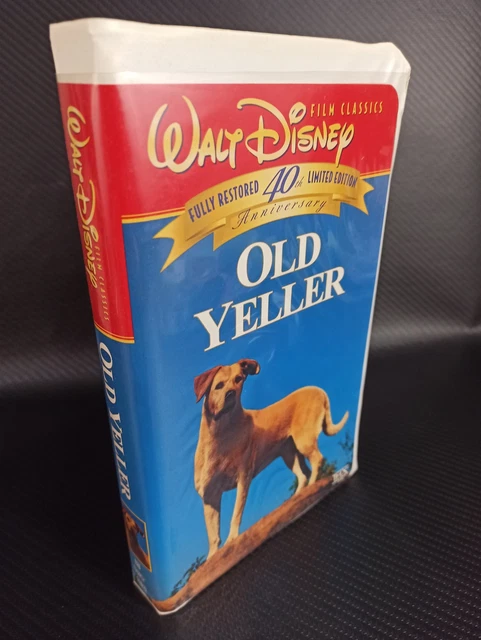 WALT DISNEY'S OLD Yeller 40th Anniversary Limited Edition VHS $2.95 ... WALT DISNEY'S OLD Yeller 40th Anniversary Limited Edition VHS $2.95 ...