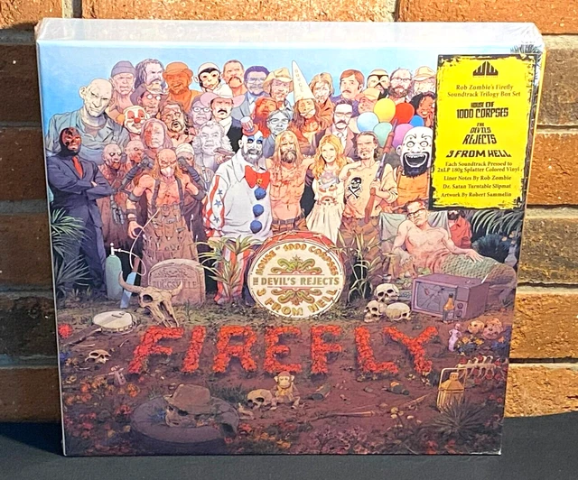 COFFRET ROB ZOMBIE'S FIREFLY TRILOGY - Slipmat vinyle coloré limité à 3 ...