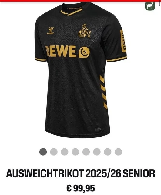 ORIGINAL 1.FC KÖLN Ausweichtrikot Hummel Saison 2025/26 Gr. XL Neu EUR ...