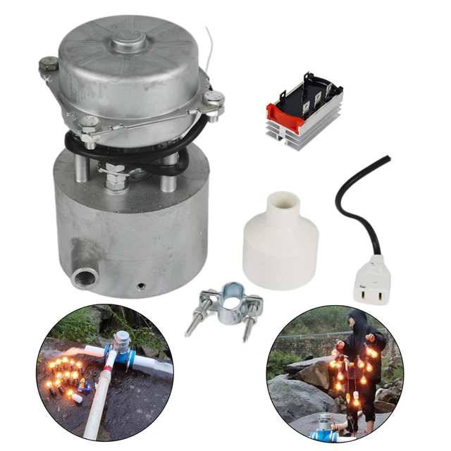 WATER TURBINE GENERATOR Mini Hydro Power Plant 1000W 220V Electric ...