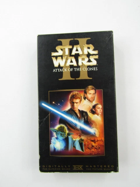STAR WARS II Attack of the Clones VHS THX Lucas Films The Saga ...