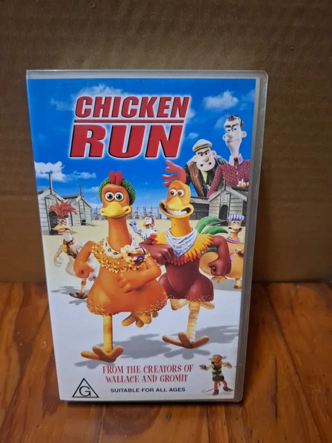 CHICKEN RUN VHS Video Cassette Tape PAL G 2001 (Dream Works) $11.14 ...