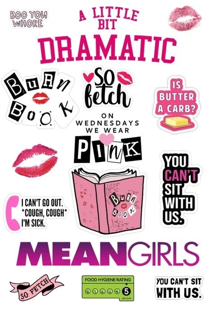 MEAN GIRLS CAKE Topper Bundle. Premium Edible Icing Sheet £5.75 ...