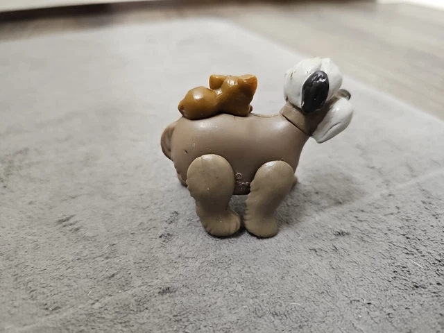 VTG 90S DISNEY 101 Dalmatians Colonel Dog Sergeant Tibbs Cat Toy Figure ...