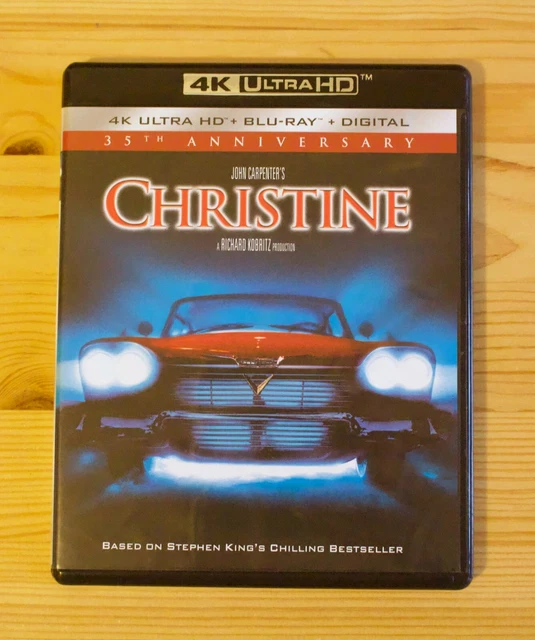 CHRISTINE 4K UHD Blu-ray John Carpenter Stephen King 35th Anniversary ...