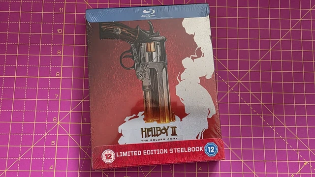 HELLBOY II: THE Golden Army Blu-ray SteelBook LIMITED EDITION NEW ...