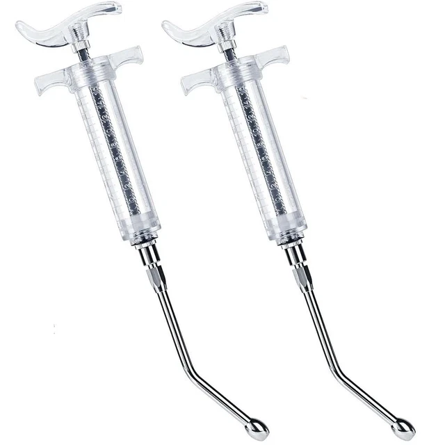 PLASTIC REUSABLE GOATS Syringe Feeding Syringe Sheep Baby Goat Supplies ...