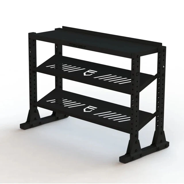 TRU GRIT MODULAR Storage Rack with Free-Standing Design and Black ...