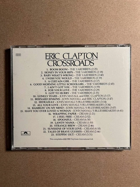 ERIC CLAPTON CROSSROADS Disc 1/ CD EUR 4,50 - PicClick FR