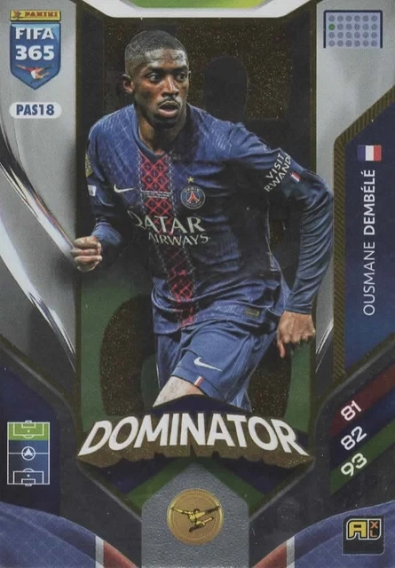 PANINI 365 2026 PAS18 Dominator Ousmane Dembélé Paris Saint-Germain EUR ...