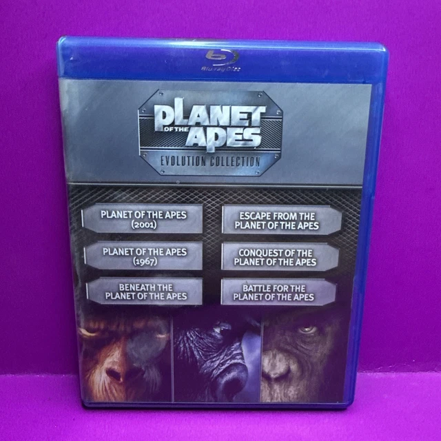 PLANET OF THE Apes Evolution Collection - Movie Collection Blu Ray ...