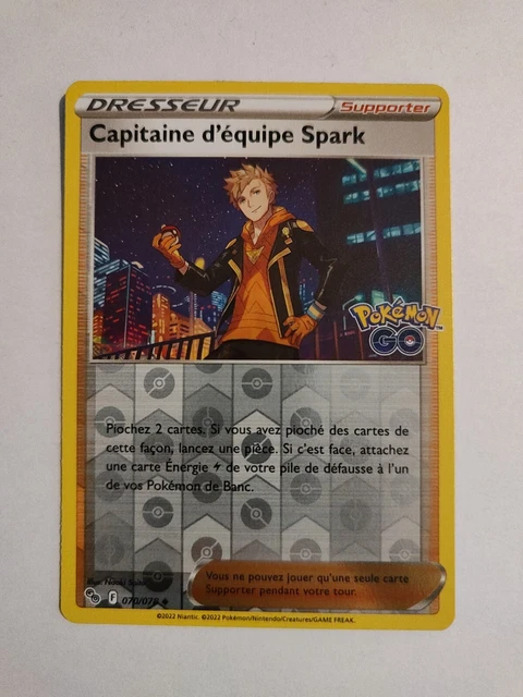 CARTE POKEMON - Capitaine d'équipe Spark Reverse 070/078 - Pokémon GO ...