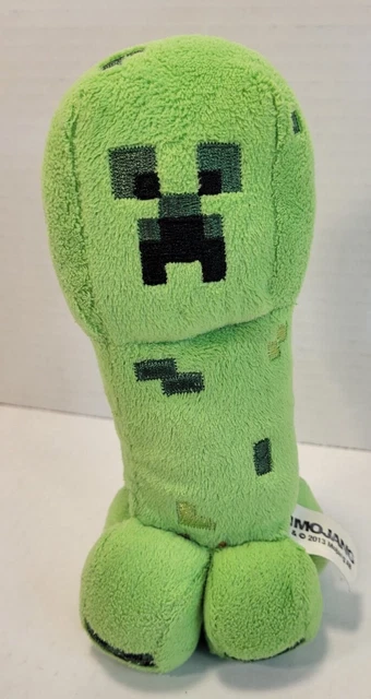 MOJANG MINECRAFT GREEN Creeper 8" Plush Soft Toy Stuffed Animal 2013 £ ...