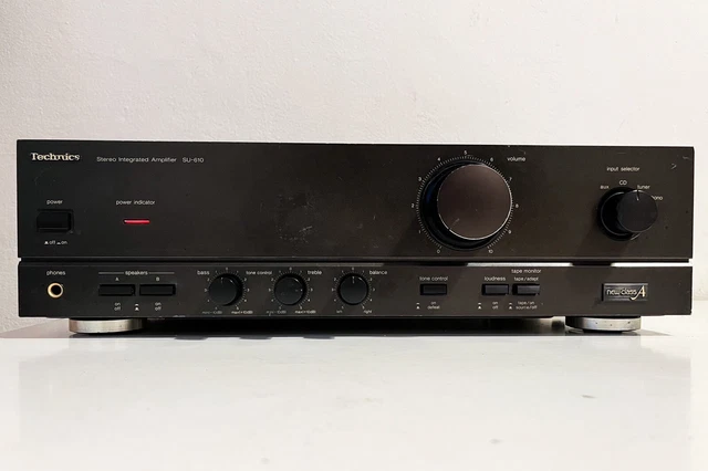 TECHNICS SU-610 STEREO Integrated Amplifier 1990 vintage hifi 30W ...