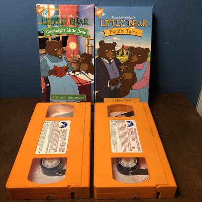 VINTAGE LITTLE BEAR Nickelodeon Nick Jr VHS Movie Tape Lot - Family ...