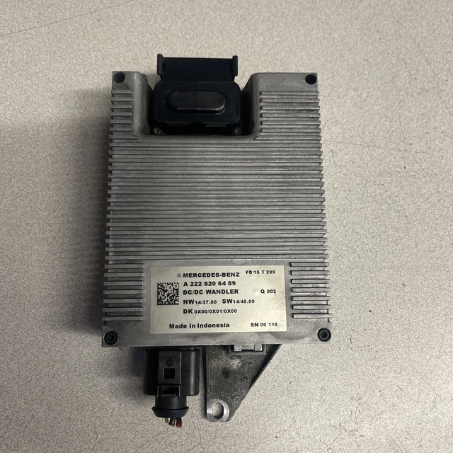 2016 MERCEDES S550 W222 Voltage Transformer Inverter Control Module ...