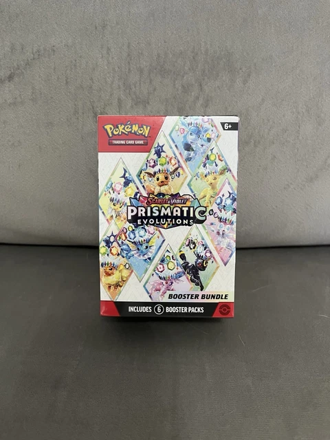 POKÉMON TCG SCARLET & Violet Prismatic Evolutions Booster Bundle ...