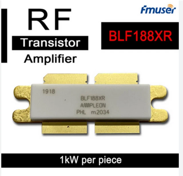 AMPLEON BLF188XR TRANSISTOR di potenza LDMOS HF a 600 MHz 1400 W nuovo originale 1 pz EUR 209,63 ...