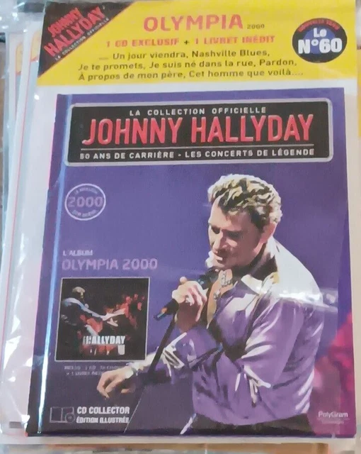 JOHNNY HALLYDAY - Collection officielle, Cd + Livret - Olympia 2000 - N ...
