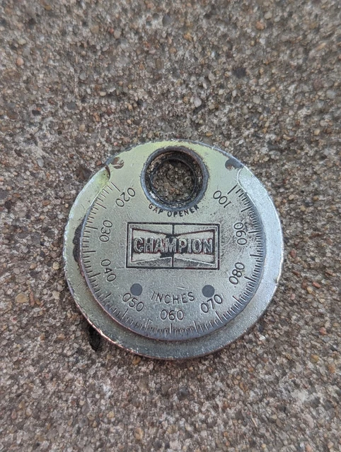 VINTAGE CHAMPION SPARK Plugs CT481 Taper Gap Gauge Old Opener Tool Hot ...