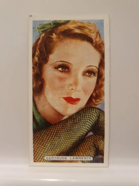 Cigarette Card Ardath Film Stage And Radio Stars 32 Gertrude Lawrence