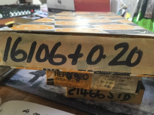 FORD ANGLIA,CORTINA,CAPRI+.020” RING Set Pre X Flow 1960 on £32.00 ...